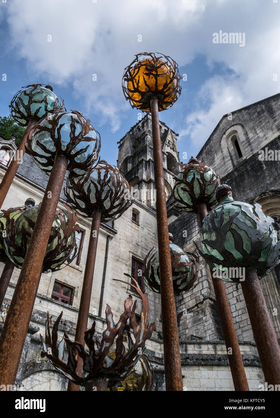 GLASS SCULPTURE, BRANTOME, FRANCE Stock Photo - Alamy