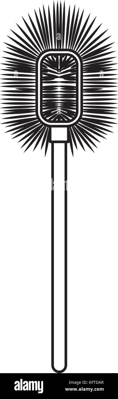 Cleaning brush toilet in Stock Vector Images - Alamy