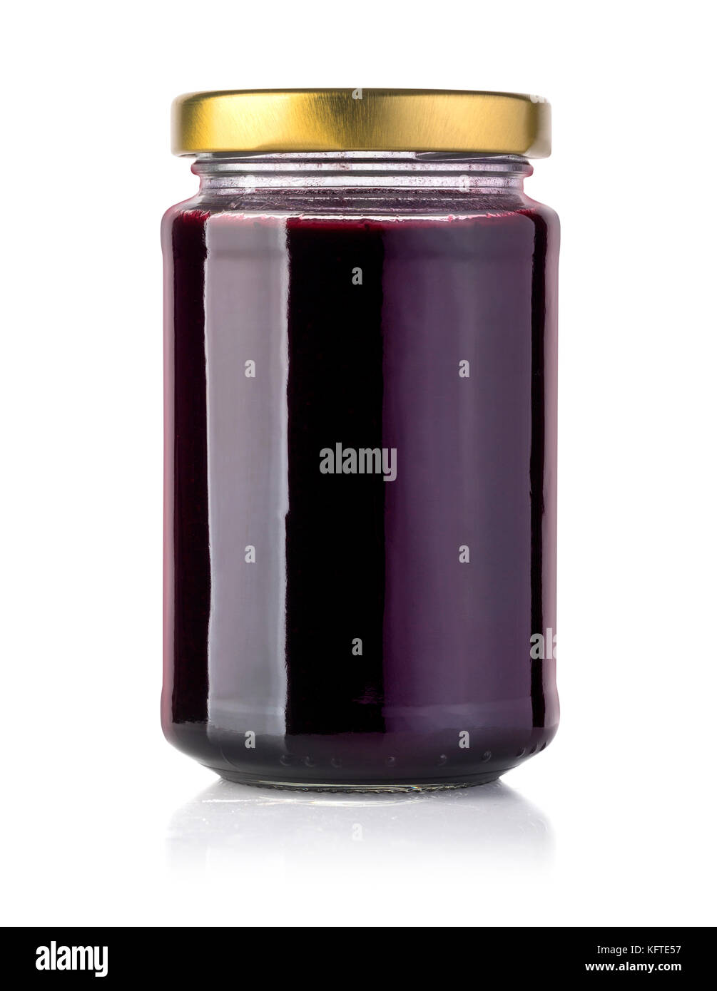 Cherry jam isolated on white background with clipping path Stock Photo ...