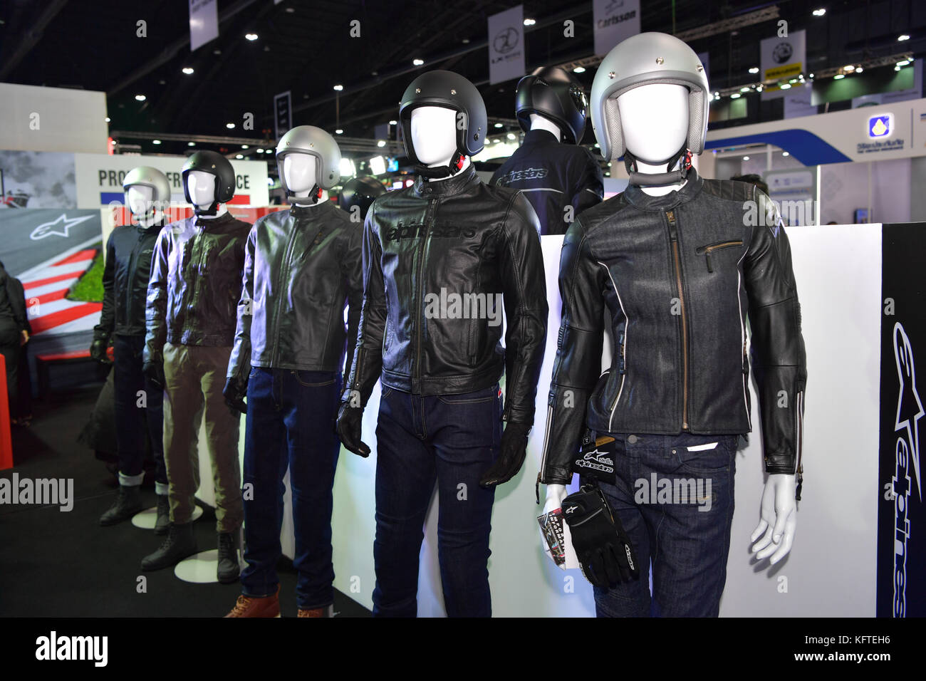 NONTHABURI - MARCH 28: The Tech-Air jackets on display at The 38th ...