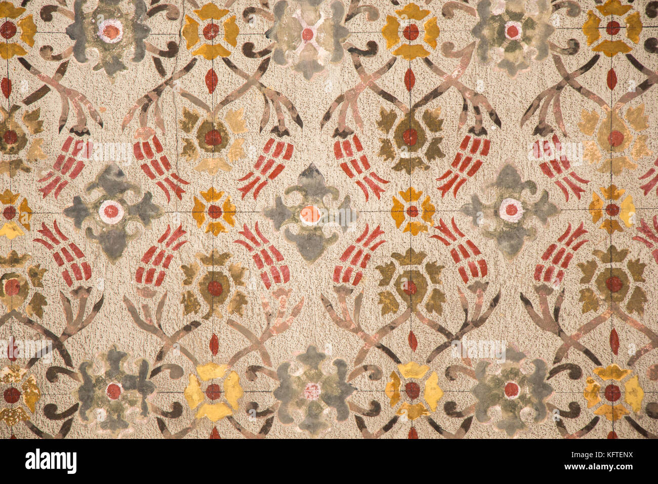 Floral art pattern example of the Ottoman time Stock Photo - Alamy