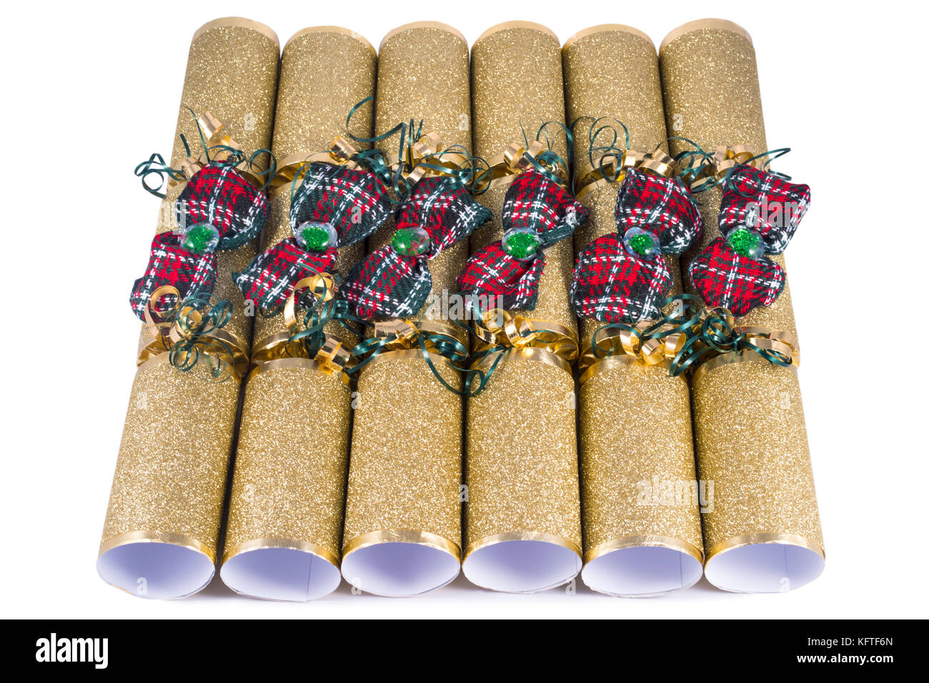 Red green christmas crackers gold hi-res stock photography and images ...