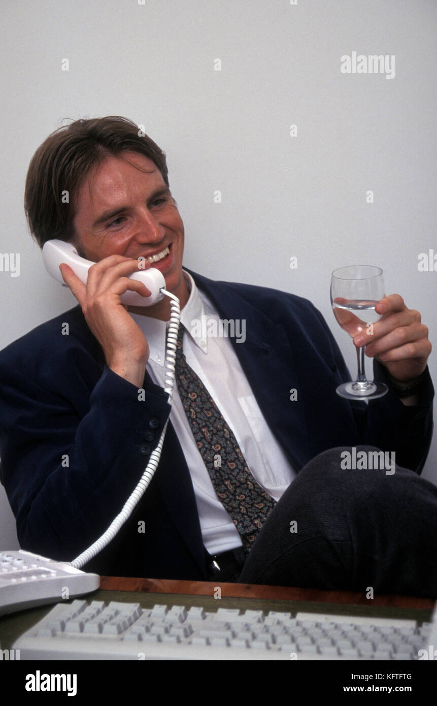 Sales executive drinking water hi-res stock photography and images - Alamy