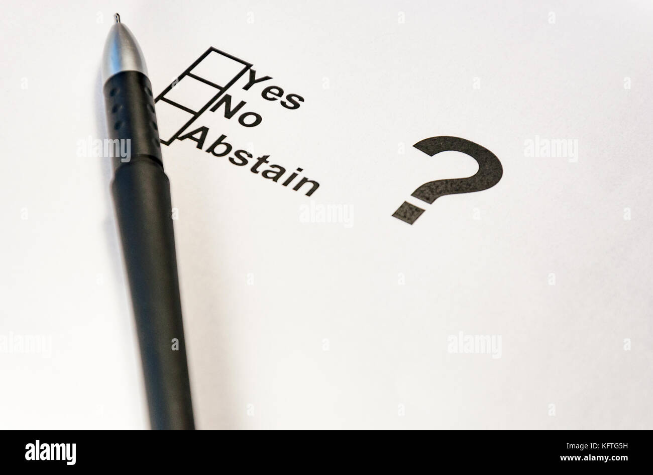 Abstain High Resolution Stock Photography and Images - Alamy
