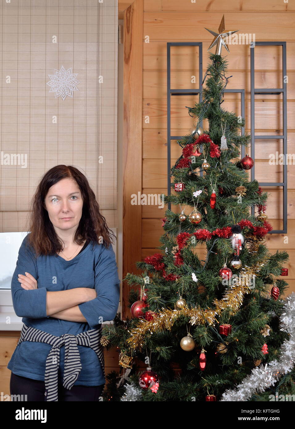 Tired mother christmas hi-res stock photography and images - Alamy