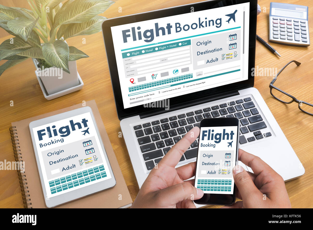 GO Flight Booking Air Online Ticket Book Concept Stock Photo - Alamy