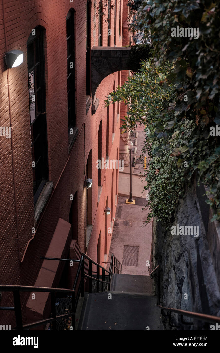 The Exorcist Steps, staircase movie location for the film The Exorcist ...