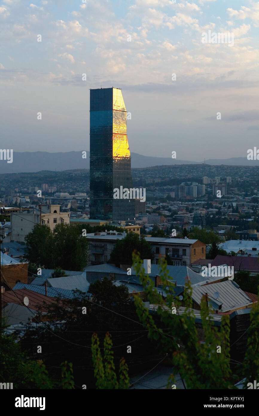 The city of Tbilisi at dawn. Georgia Stock Photo - Alamy