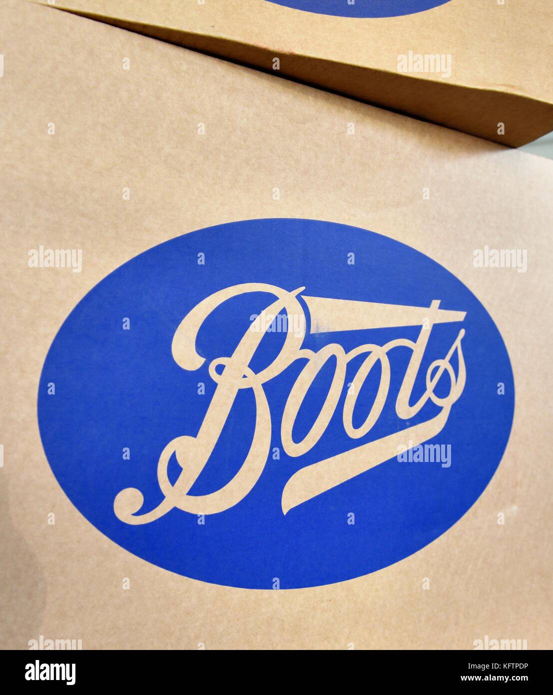 Boots logo hi-res stock photography and images - Alamy