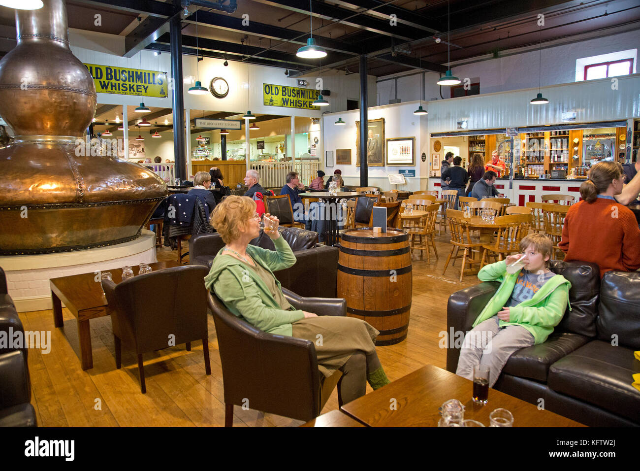 Bushmills distillery, Bushmills, Co. Antrim, Northern Ireland Stock ...