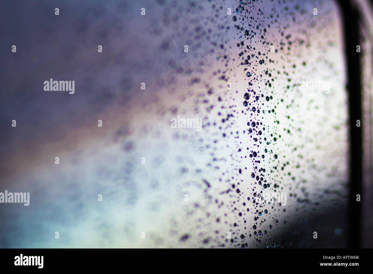 Raindrops on car window Stock Photo - Alamy
