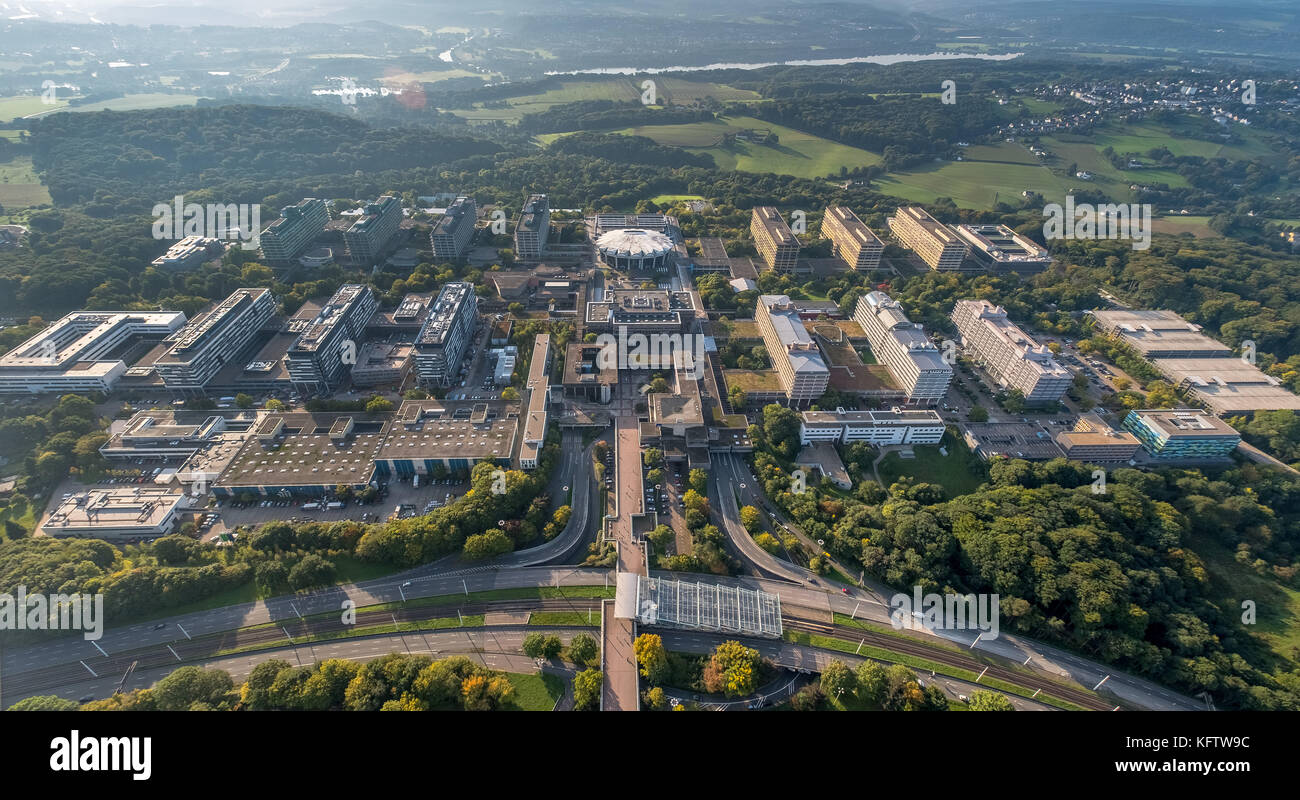 Ruhr University Bochum in autumn, RUB, campus of the Ruhr University ...