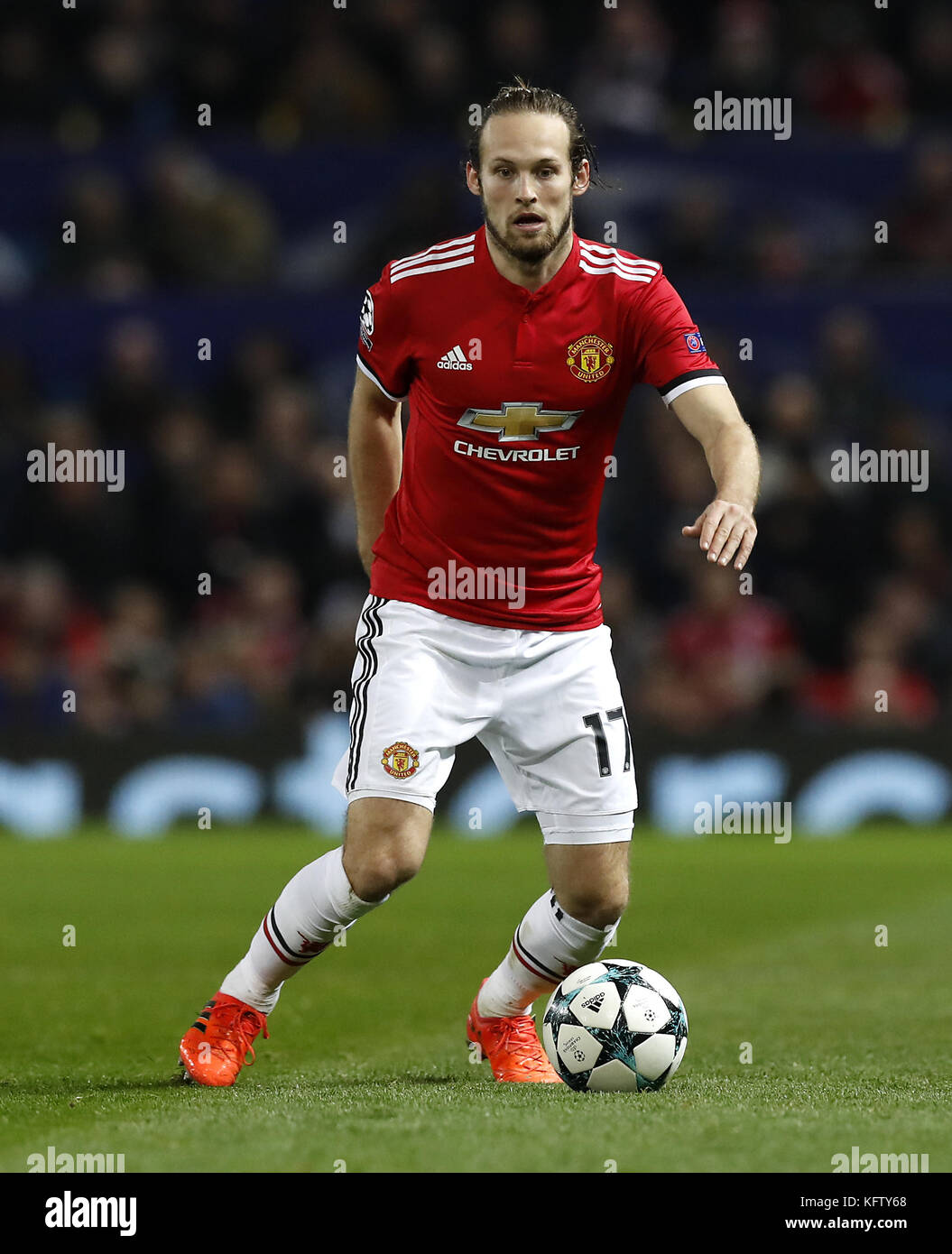 Manchester United's Daley Blind during the UEFA Champions League, Group ...