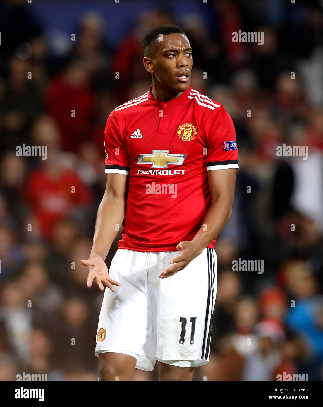 Manchester United's Anthony Martial during the UEFA Champions League ...