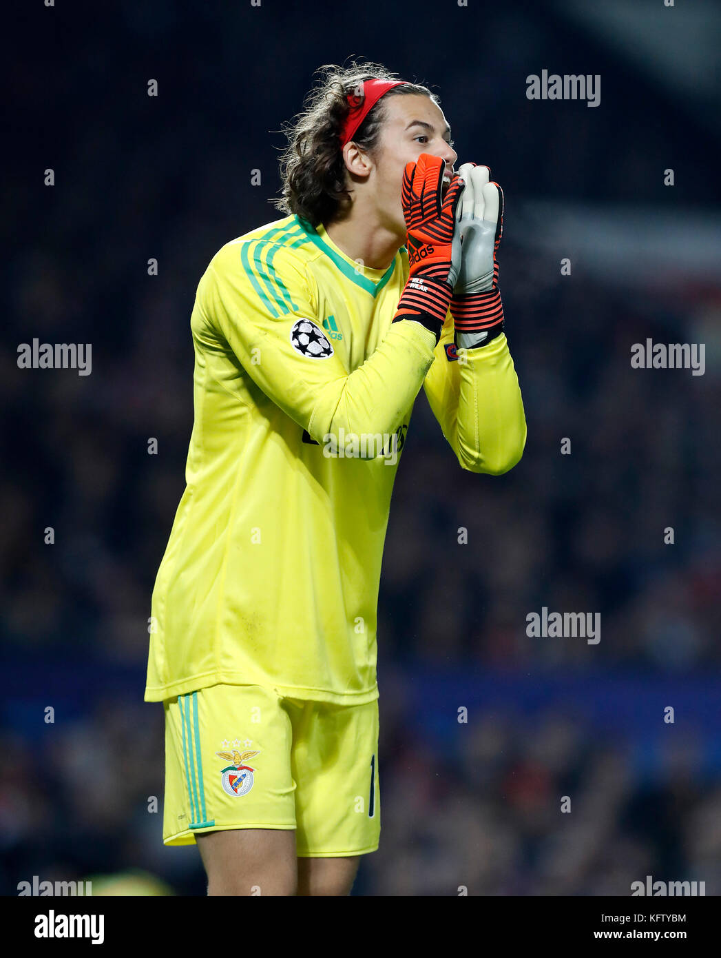 Benfica's Goalkeeper Mile Svilar during the UEFA Champions League ...