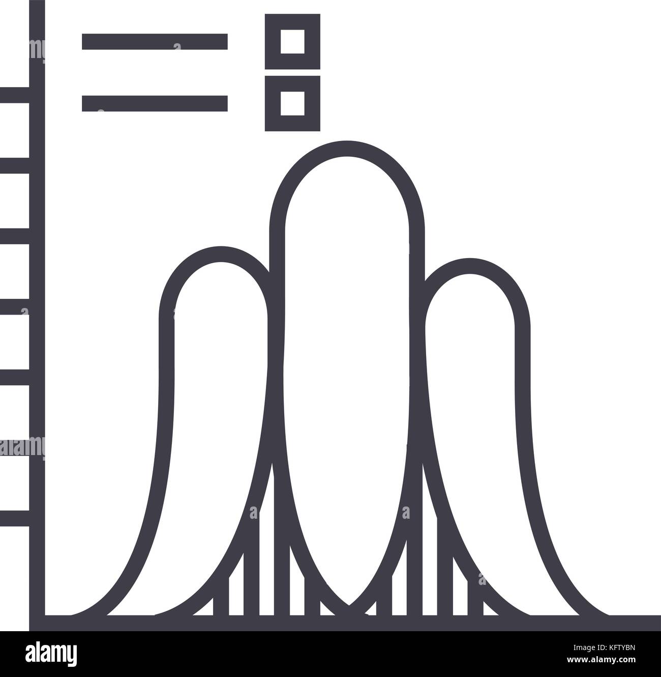 Statistical Distribution Icon