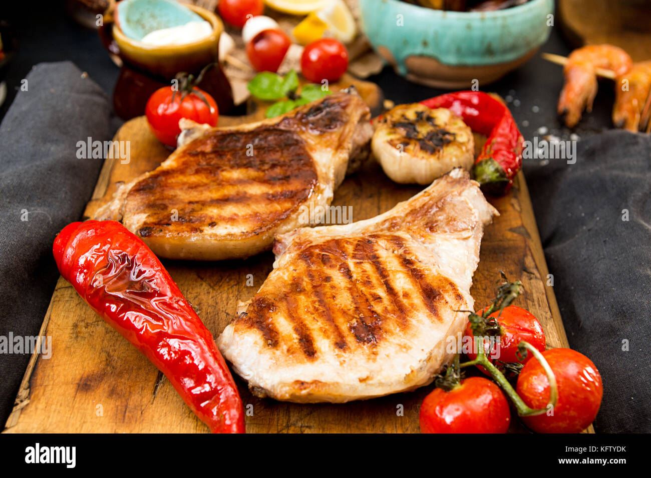 Overhead bbq table summer High Resolution Stock Photography and Images ...