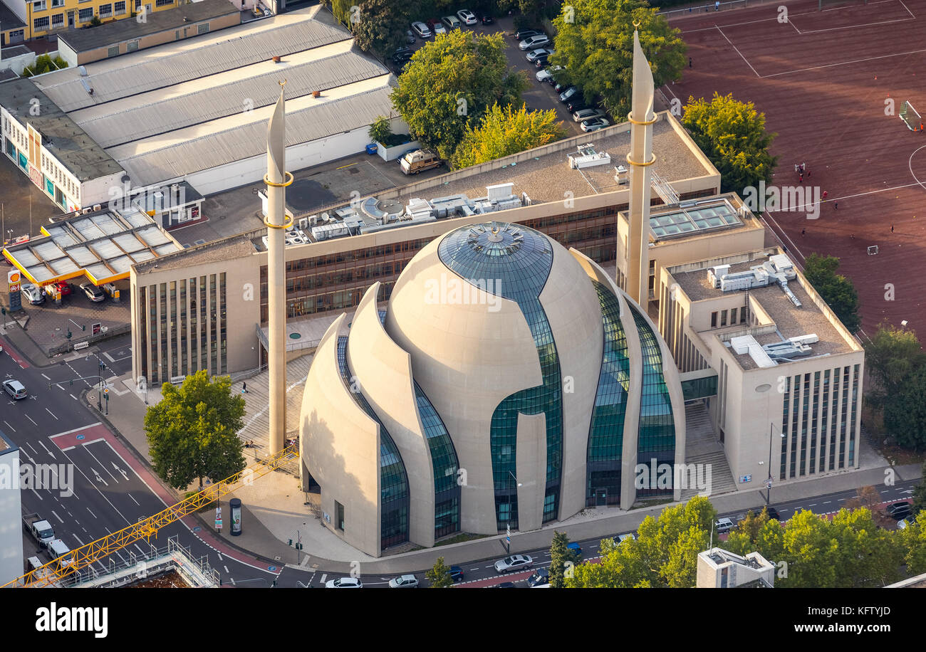Cologne Central Mosque, Mosque, at the Fuchsstrasse interior ...