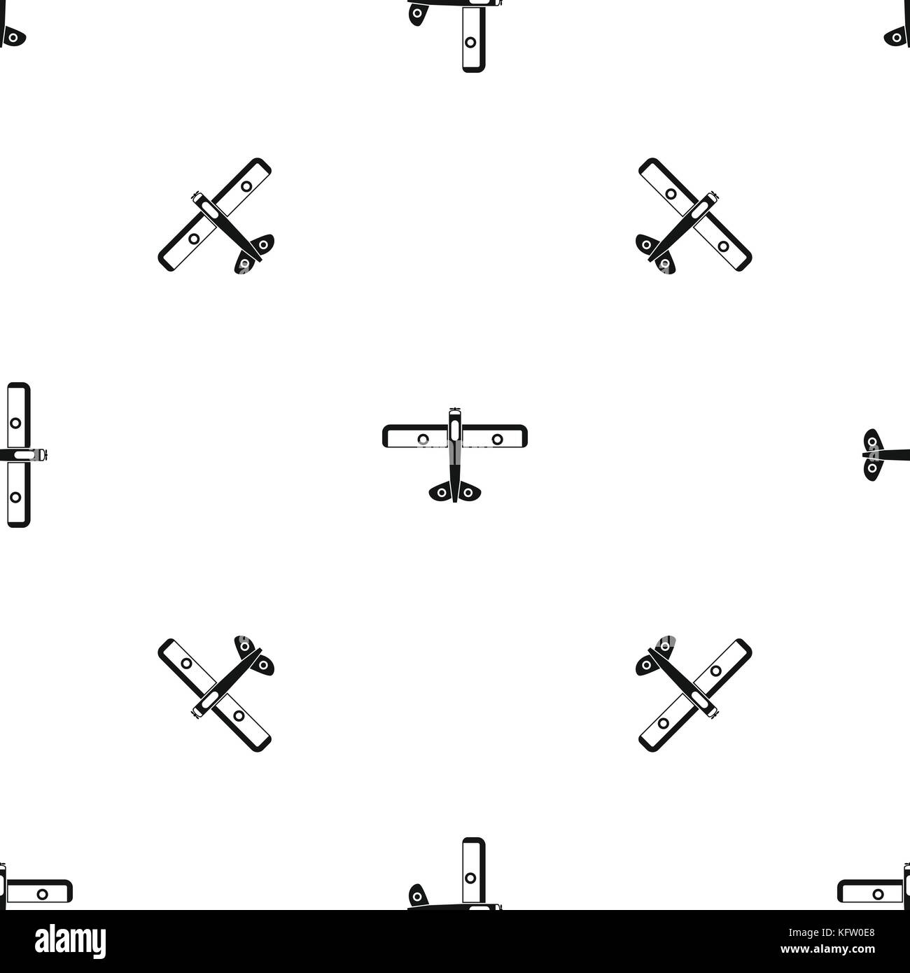 Military fighter plane pattern seamless black Stock Vector Image & Art ...