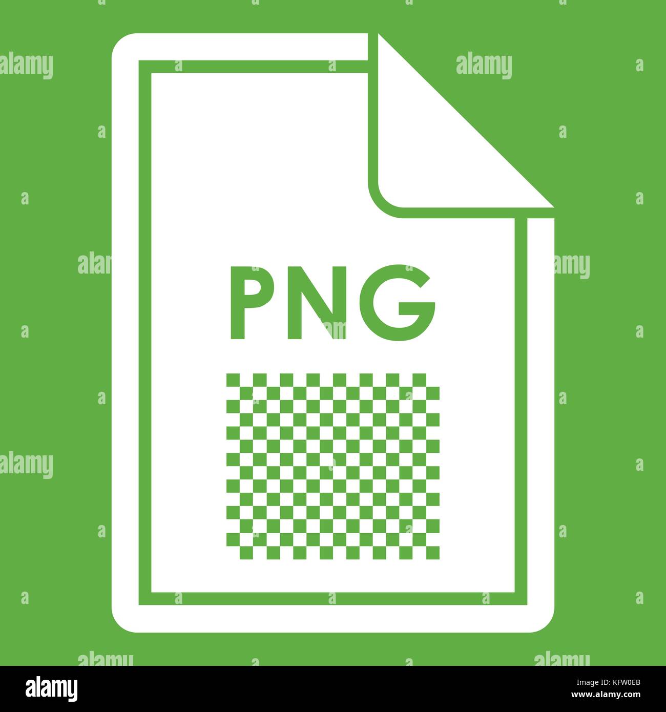 File PNG icon green Stock Vector Image & Art - Alamy