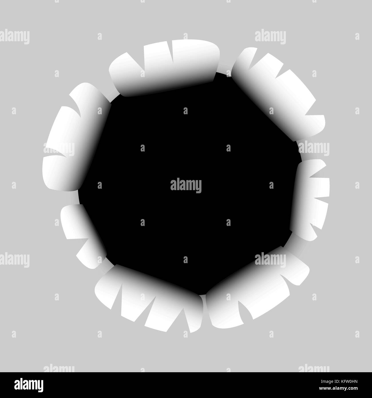 Torn paper vector background Black and White Stock Photos & Images - Alamy