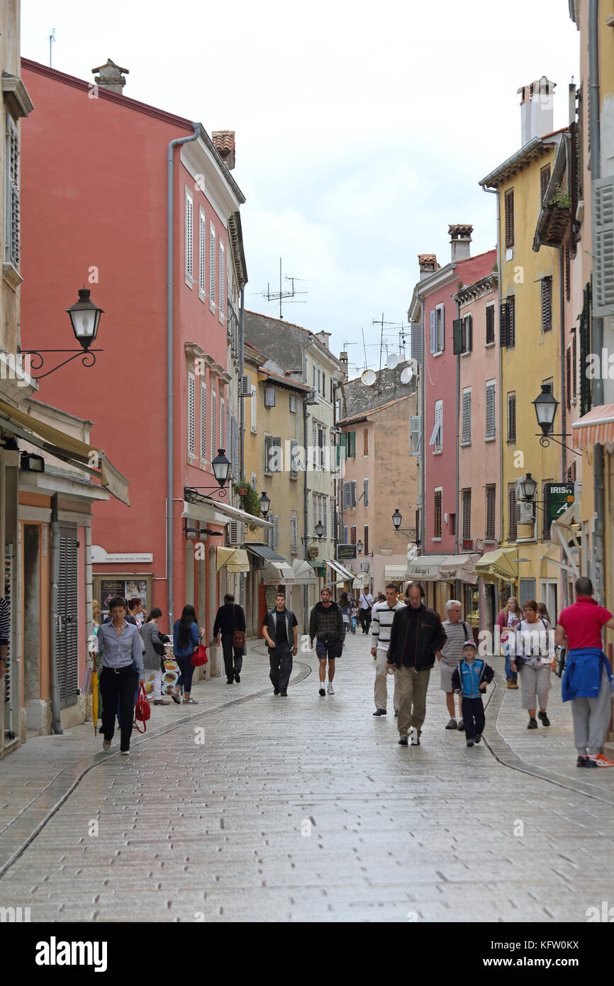 Pedestrian zone in rovinj hi-res stock photography and images - Alamy