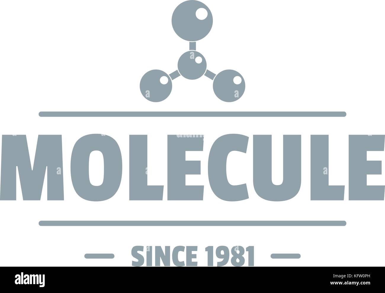 Molecule energy logo, simple gray style Stock Vector Image & Art - Alamy