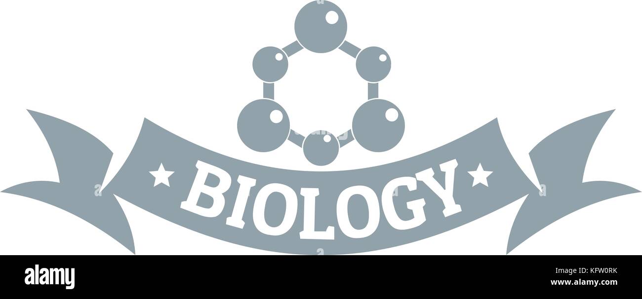 Genetic biology logo, simple gray style Stock Vector Image & Art - Alamy