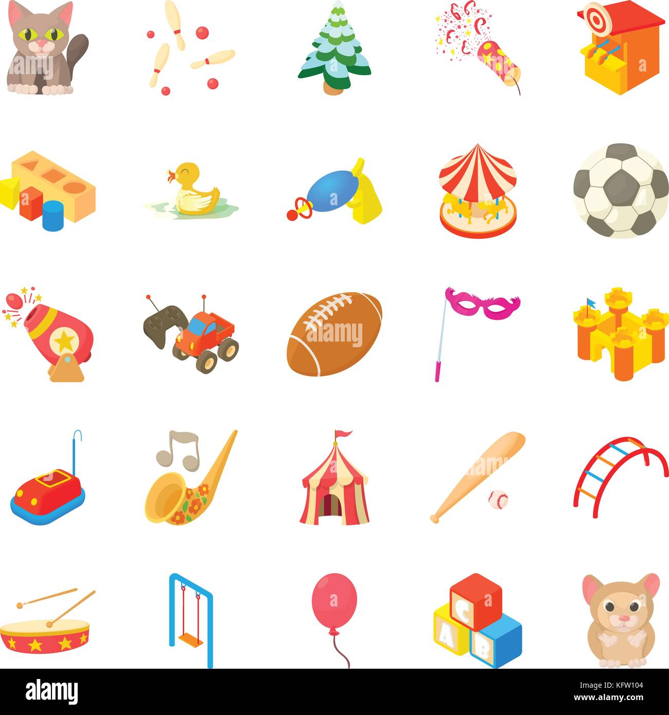 Perform icons set, cartoon style Stock Vector Image & Art - Alamy