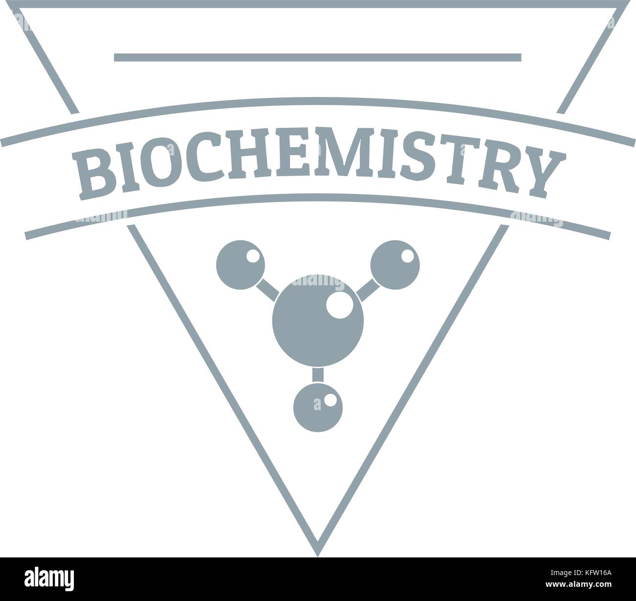 Biochemistry logo, simple gray style Stock Vector Image & Art - Alamy