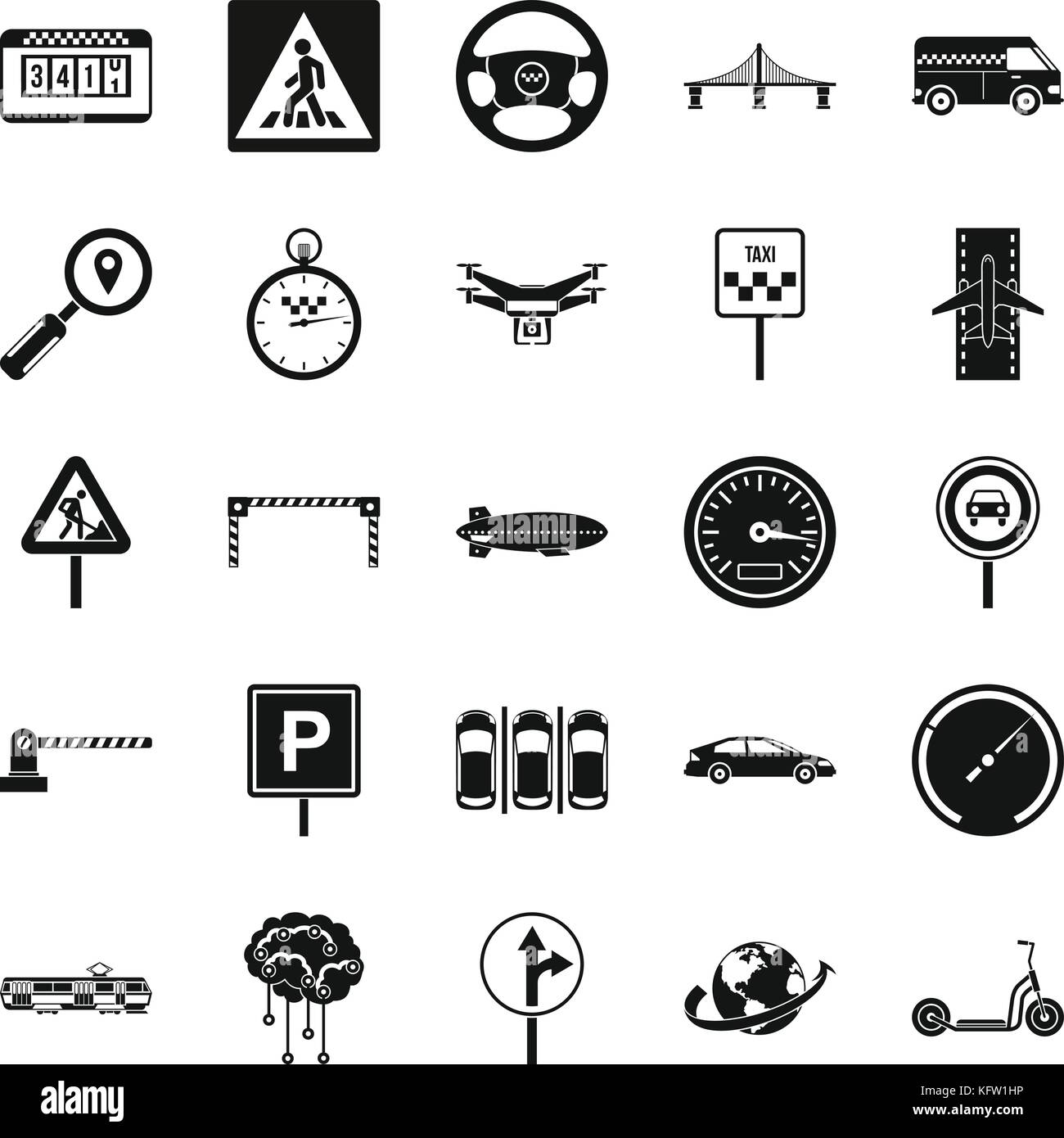 Bus movement speed Stock Vector Images - Alamy