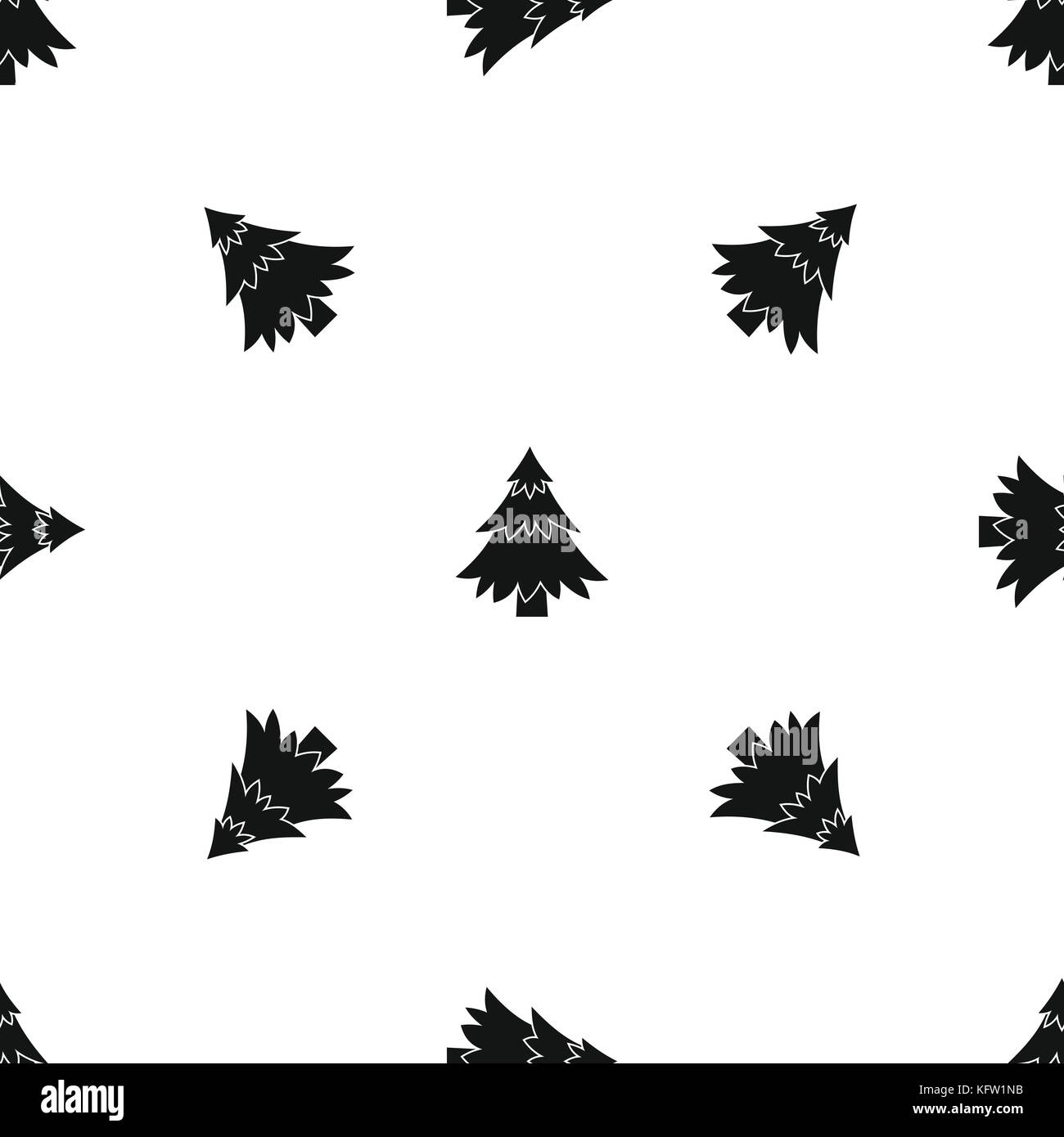 Coniferous tree pattern seamless black Stock Vector Image & Art - Alamy