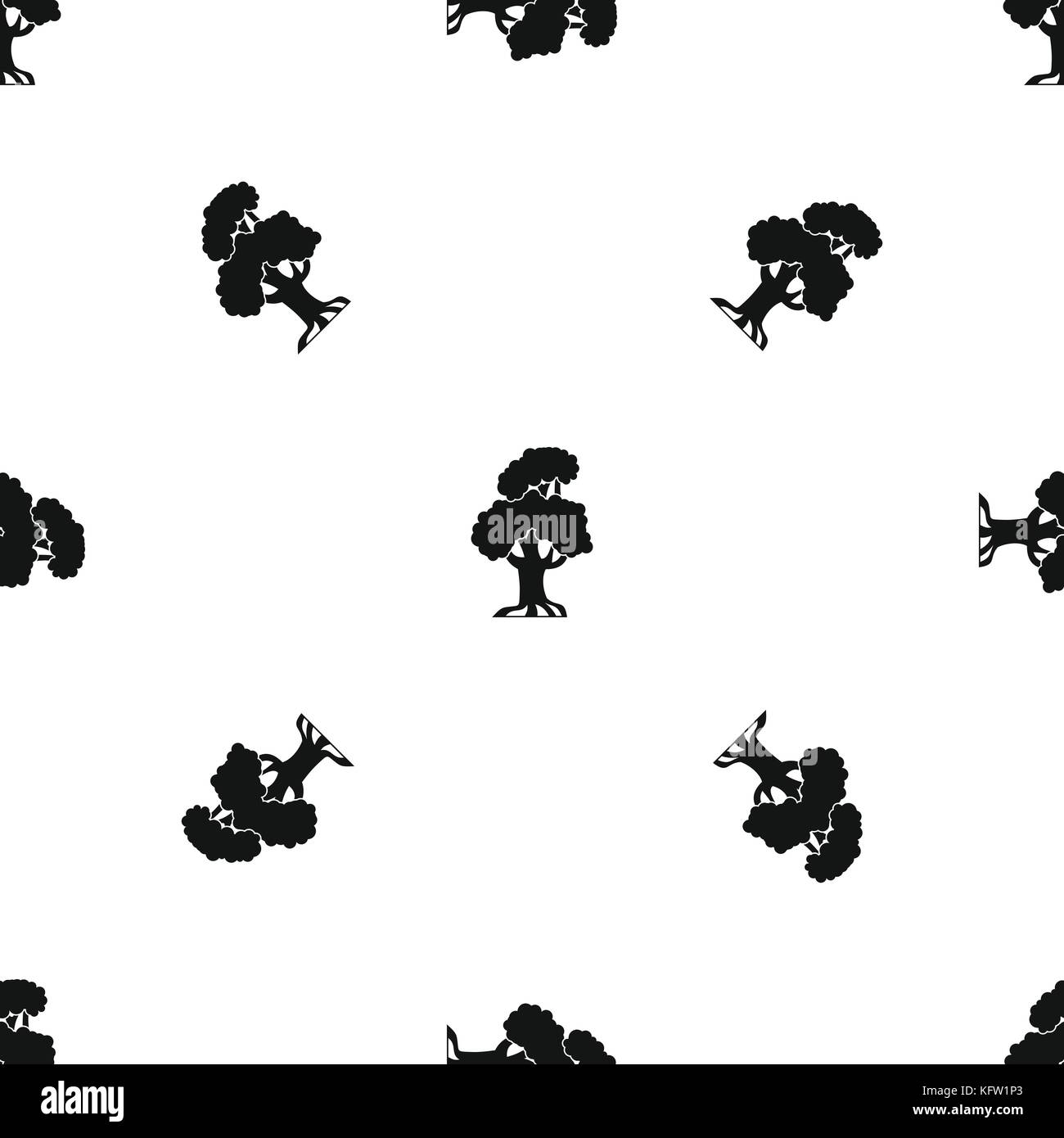 Oak pattern seamless black Stock Vector Image & Art - Alamy