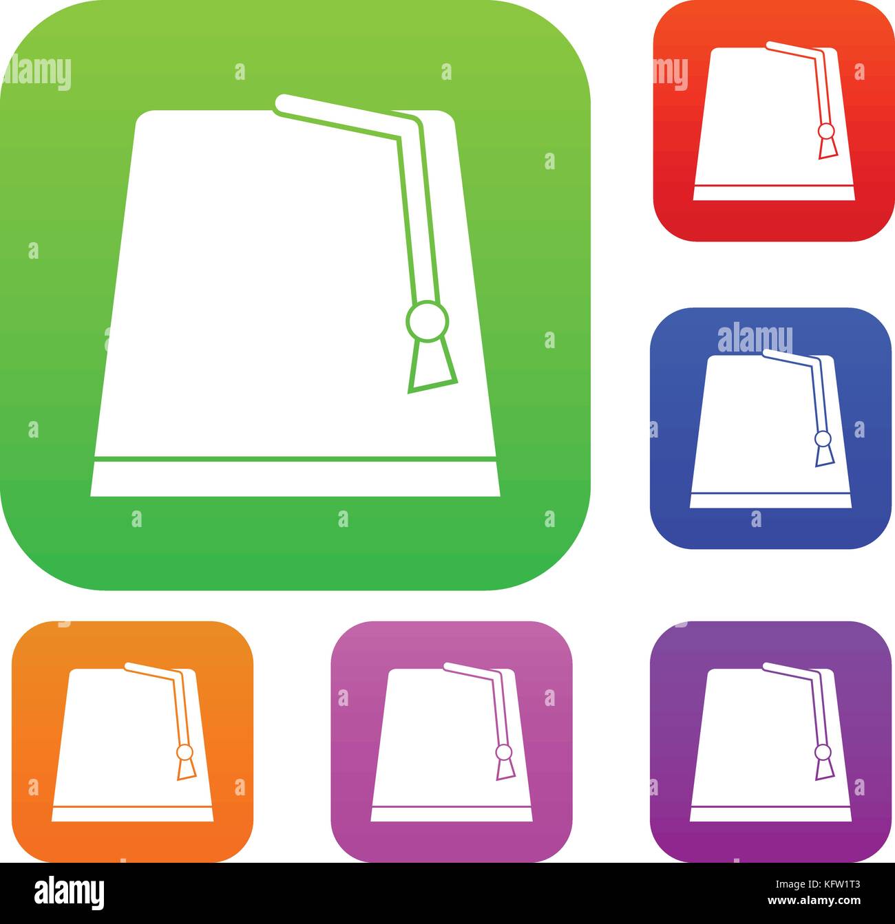 Turkish fez set color collection Stock Vector Image & Art - Alamy