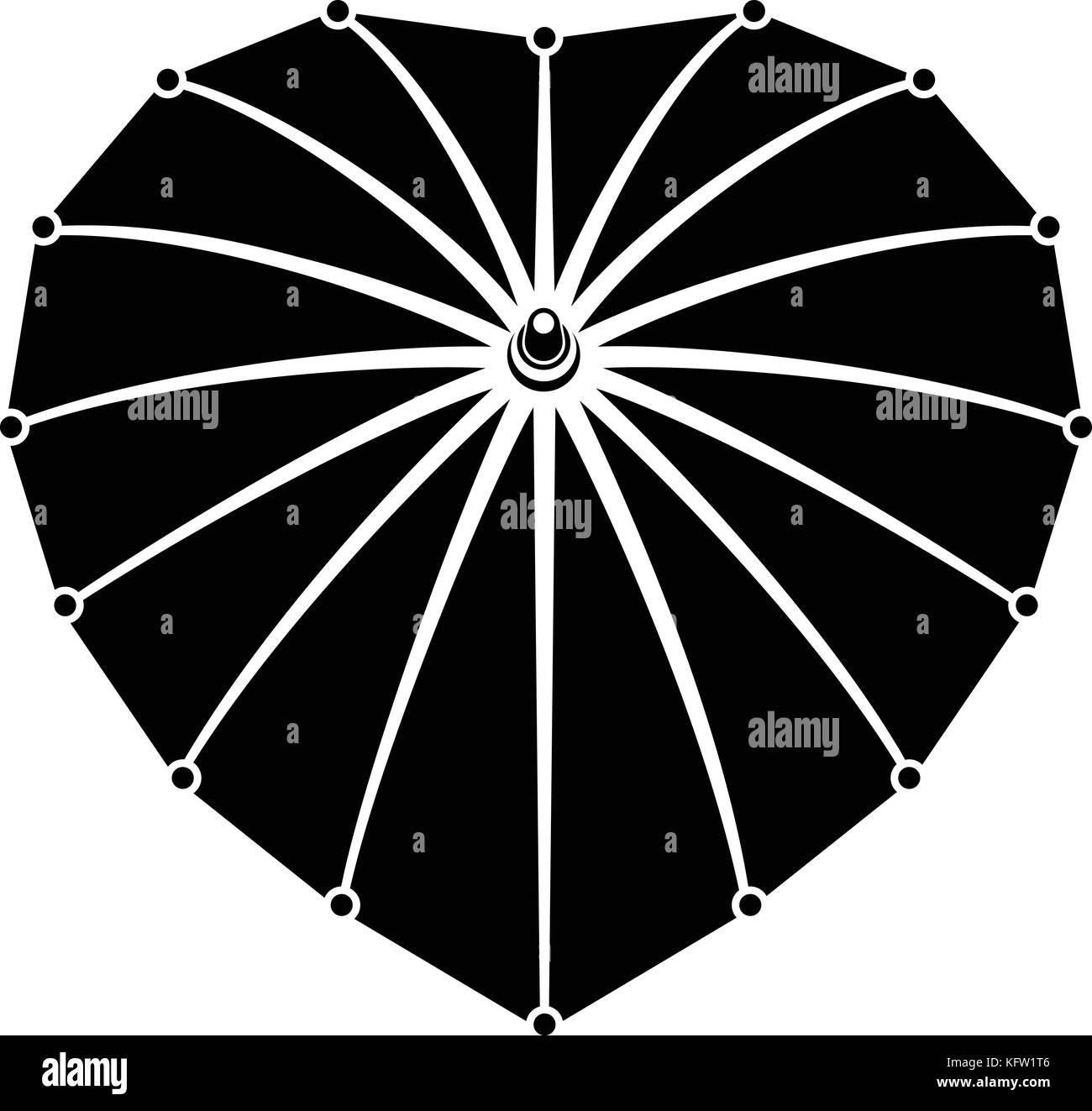 Open heart icon simple Black and White Stock Photos & Images - Alamy