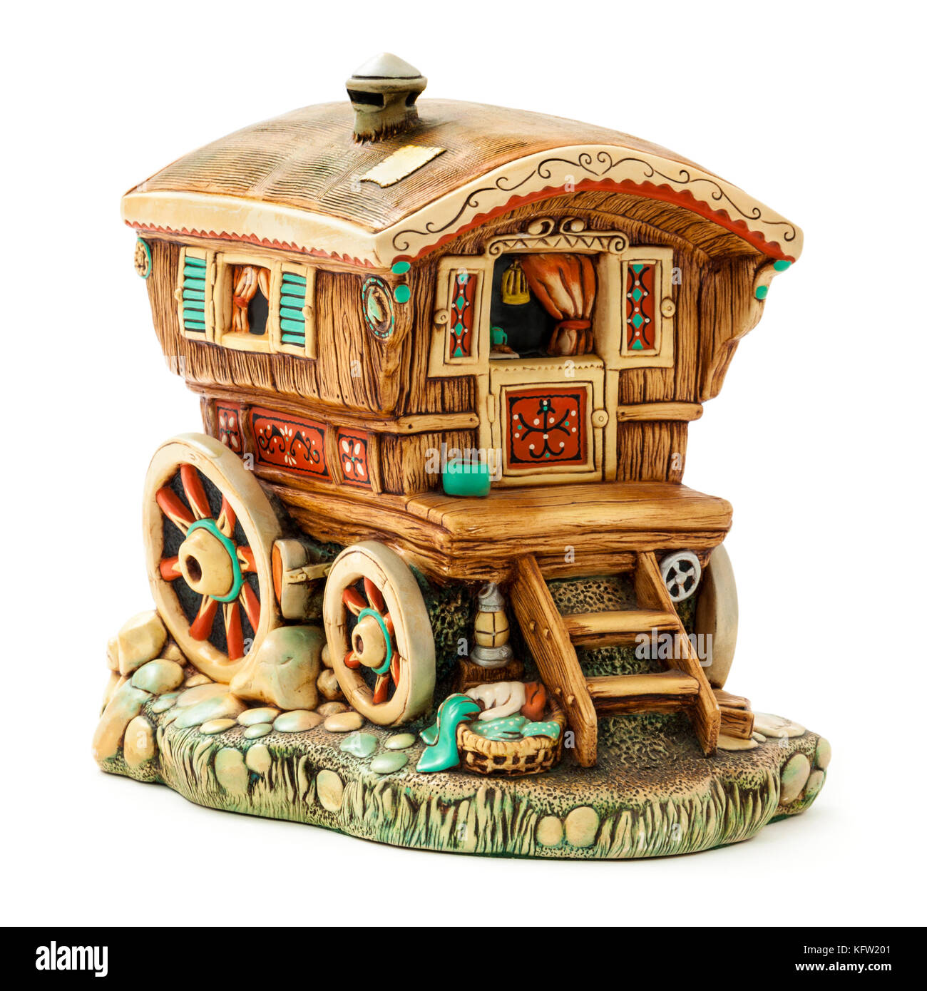 Pendelfin Studios handmade stoneware "Caravan", made in Burnley ...
