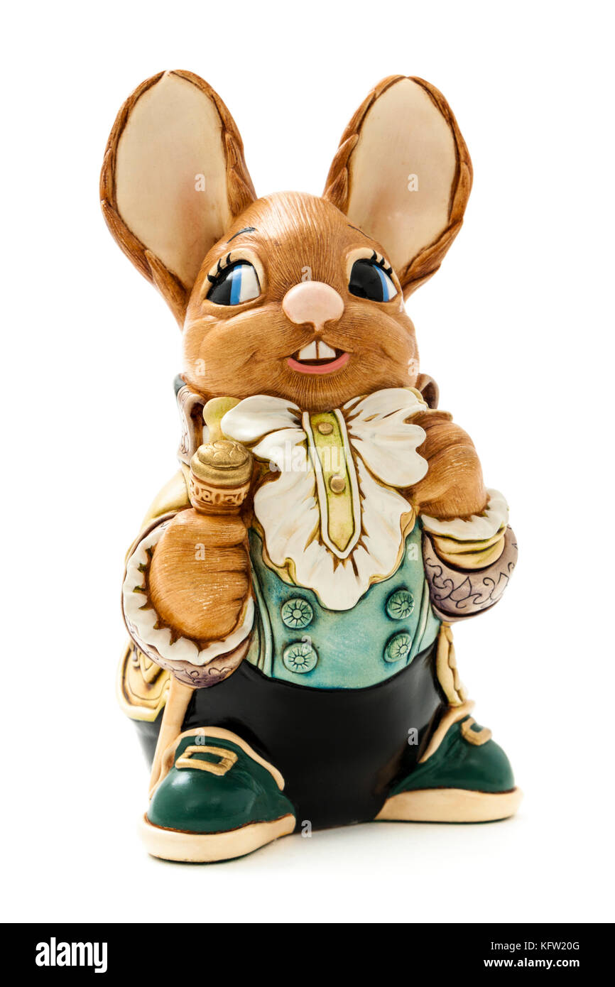 Pendelfin Studios handmade stoneware "Father Rabbit" figure, made in ...