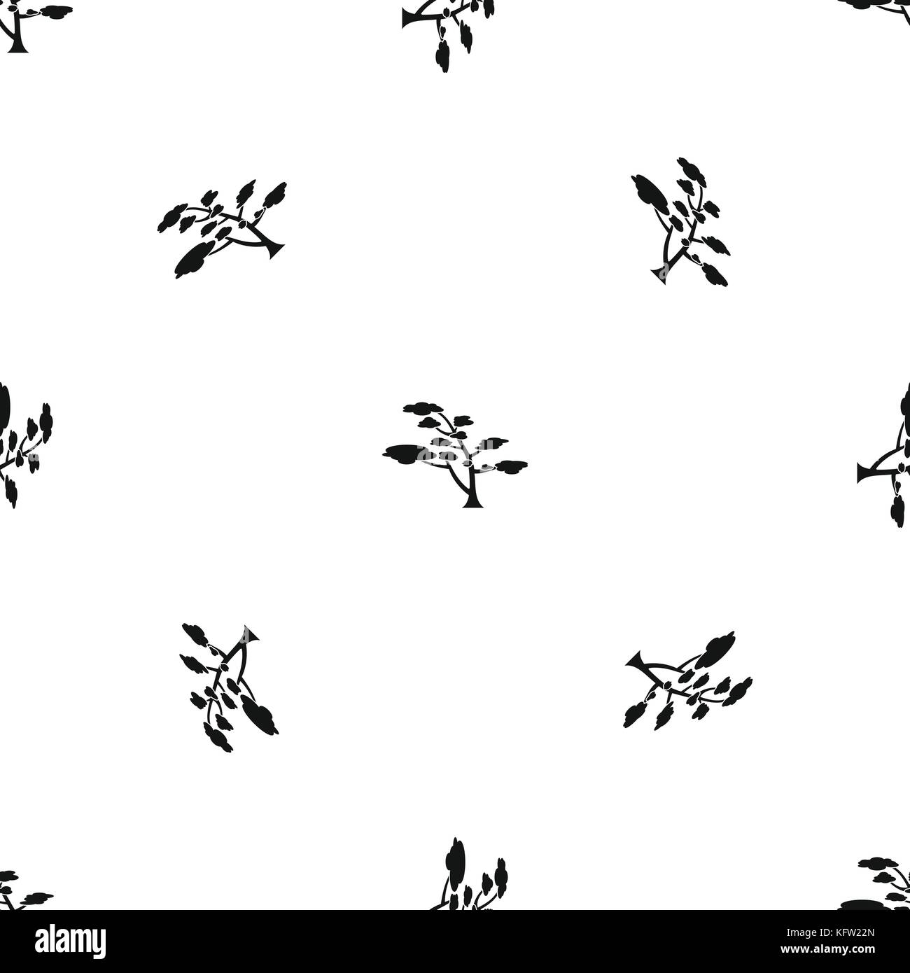 Cedar pattern seamless black Stock Vector Image & Art - Alamy