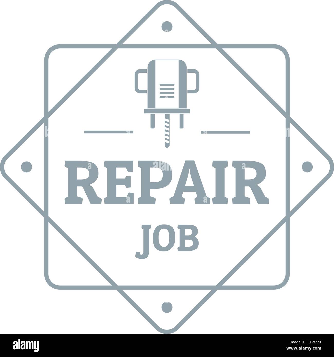 Repair logo, simple gray style Stock Vector Image & Art - Alamy