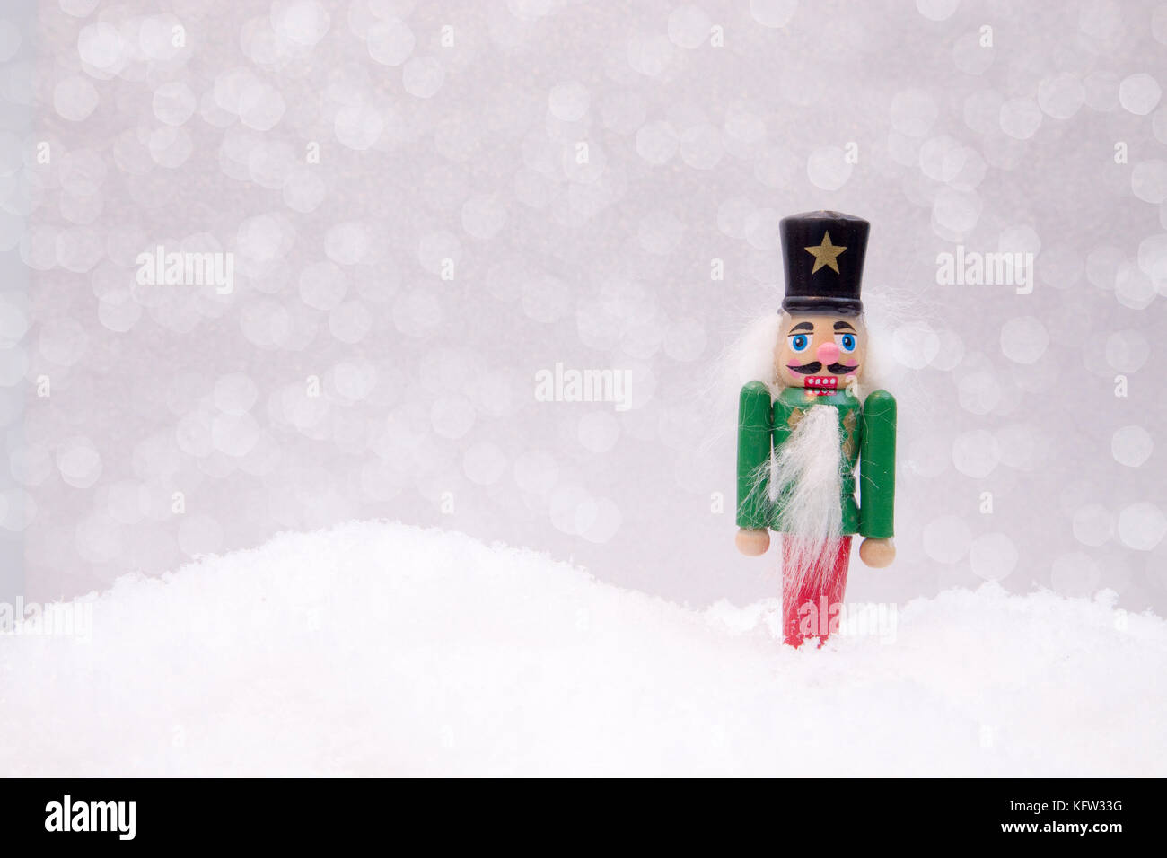 Nutcracker in the Snow Stock Photo - Alamy