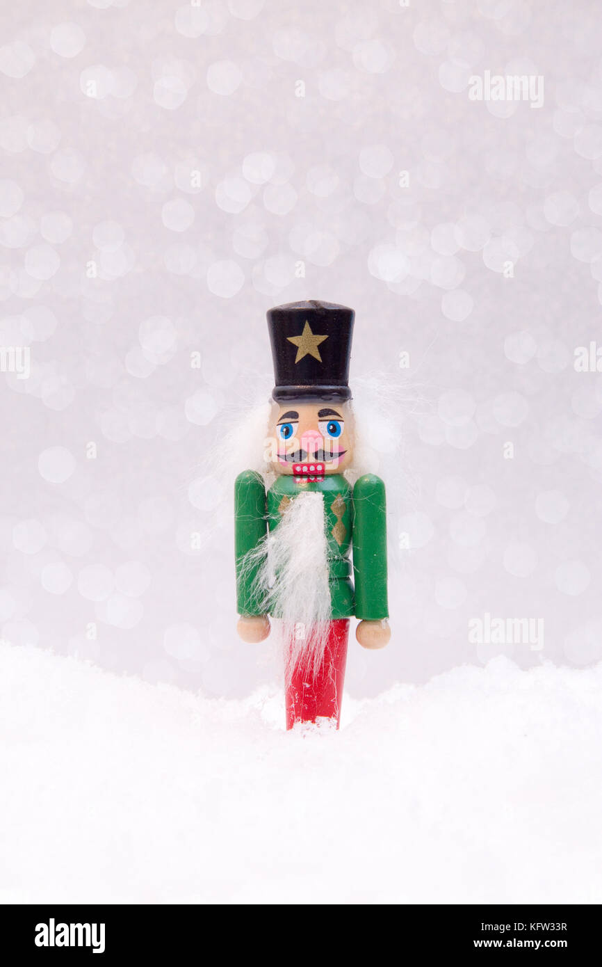 Nutcracker in the Snow Stock Photo - Alamy