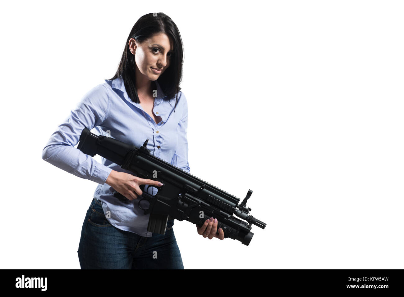 Female fbi agent Cut Out Stock Images & Pictures - Alamy