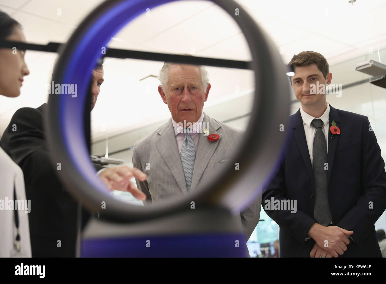 Dyson CEO Jim Rowan (left) and Dyson Director of Global Engineering ...