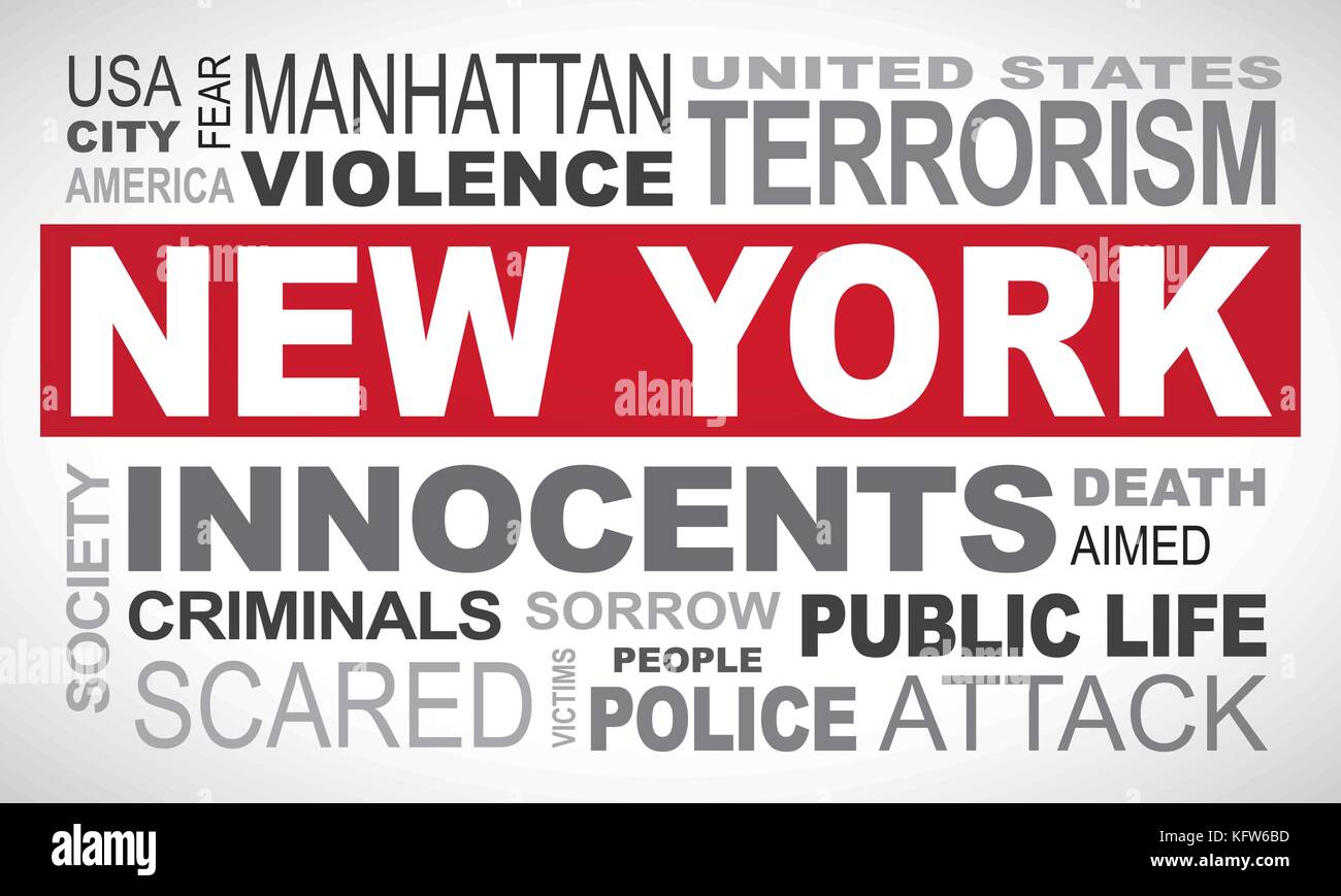 New york city terror Stock Vector Images - Alamy