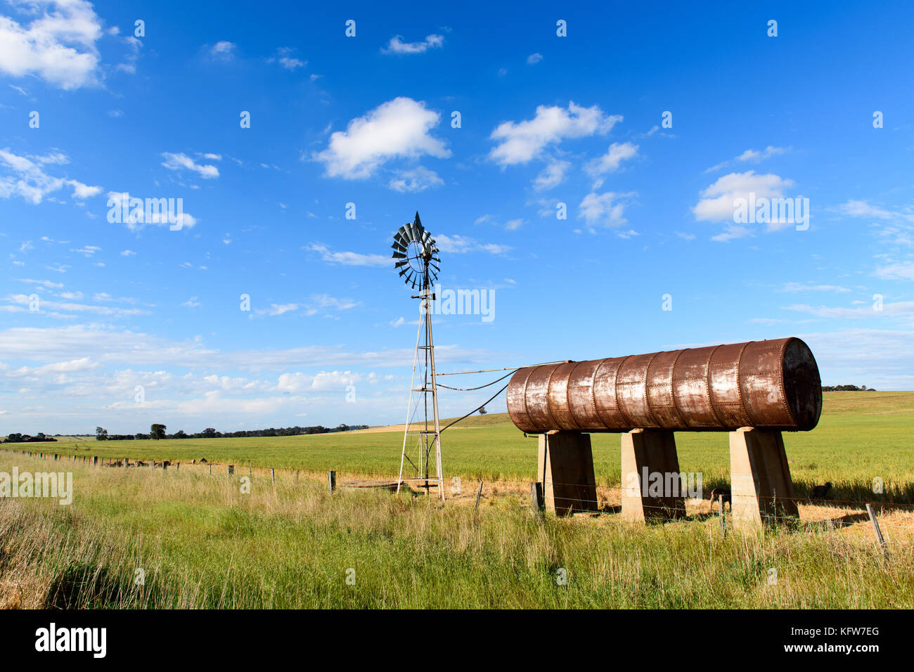 Spring in country Victoria Australia Stock Photo - Alamy