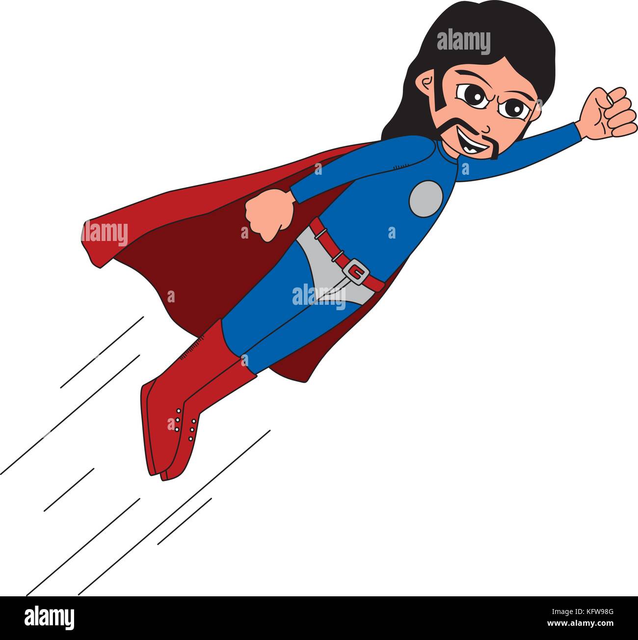 editable superhero cartoon character vector graphic art design ...