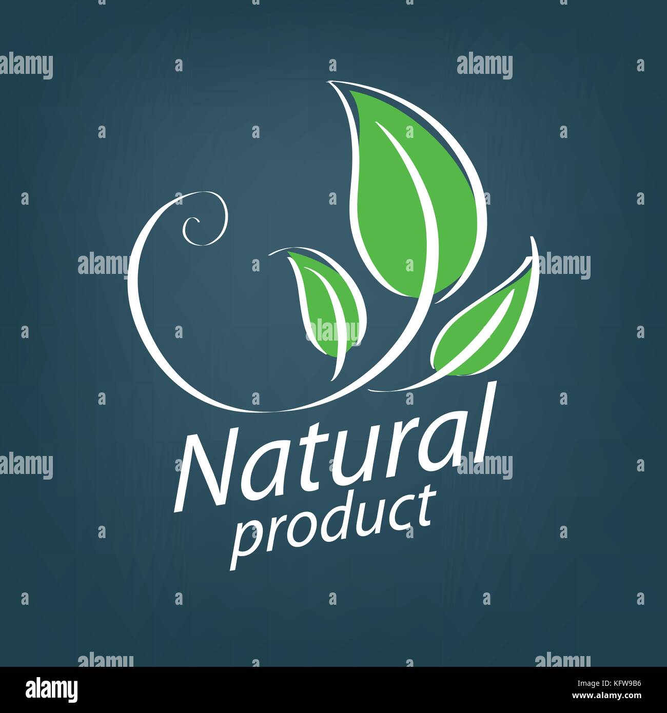 Natural product logo Stock Vector Image & Art - Alamy