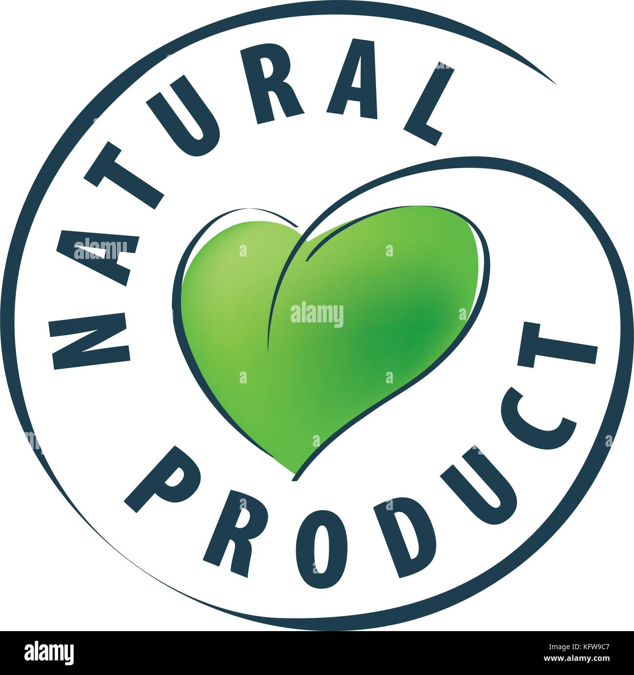 Natural product logo Stock Vector Image & Art - Alamy