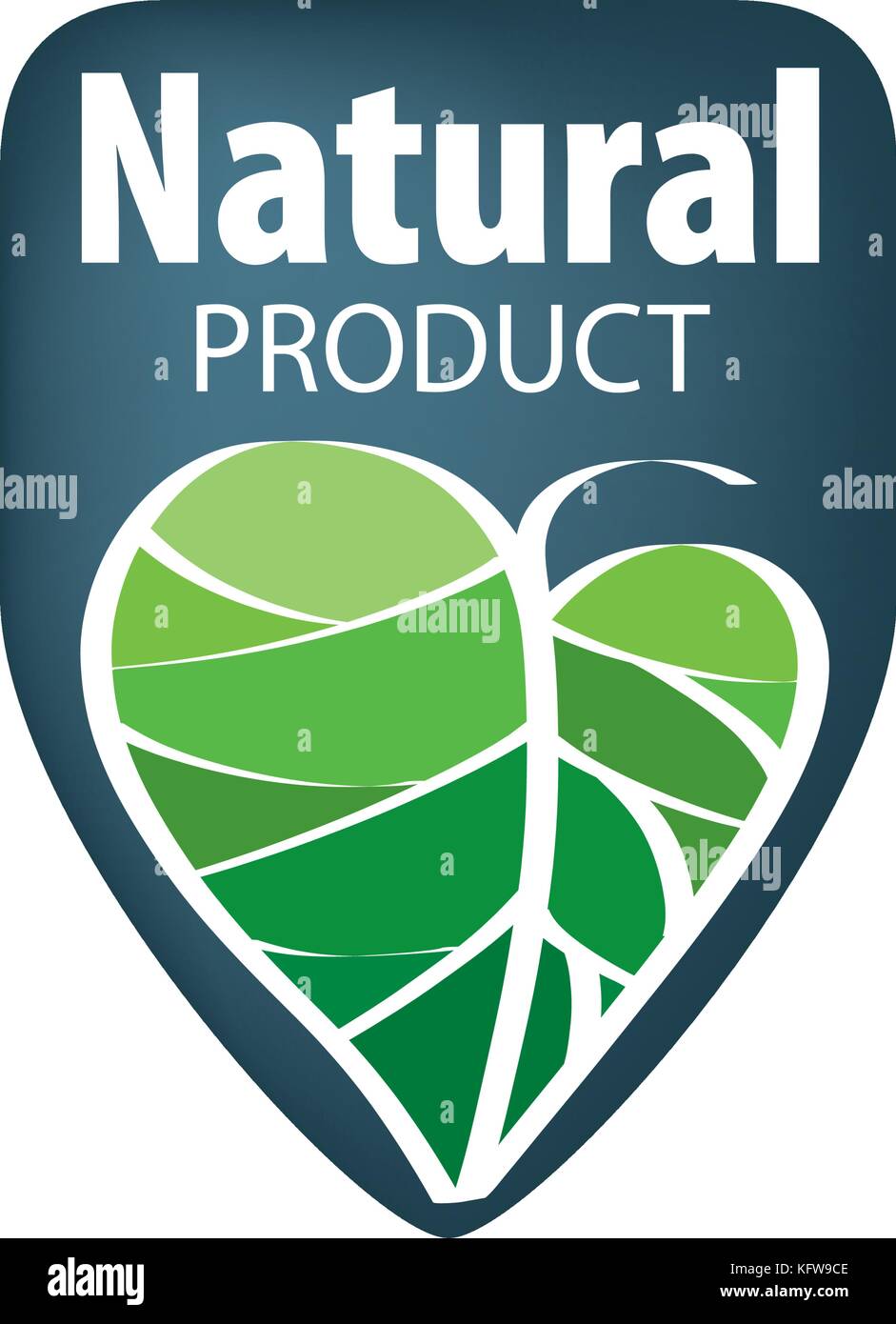Natural product logo Stock Vector Image & Art - Alamy