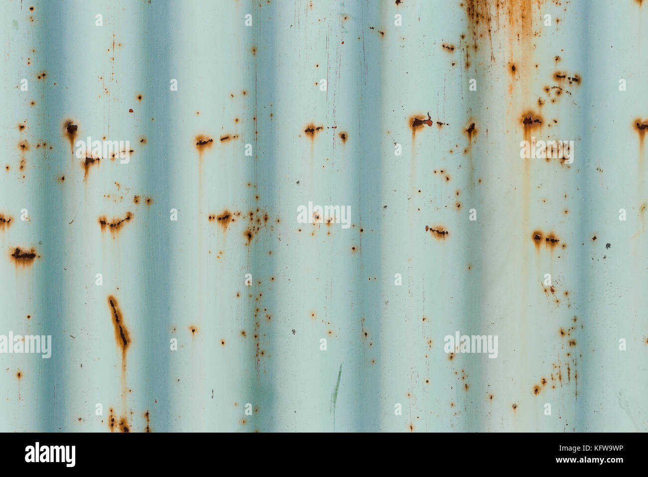 Old green painted wall with rust texture. Grunge rusted metal ...